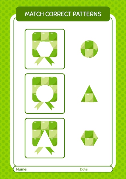 Geometric Shapes Matching Patterns Game | Jiffy Designs