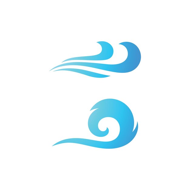 Elegant Blue Wave Motifs for Versatile Design Applications | Jiffy Designs