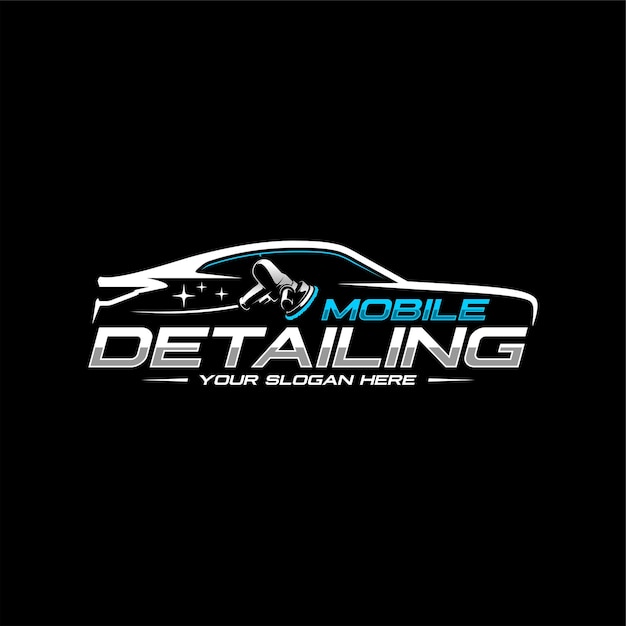 Sleek Mobile Car Detailing Service with Modern Logo | Jiffy Designs