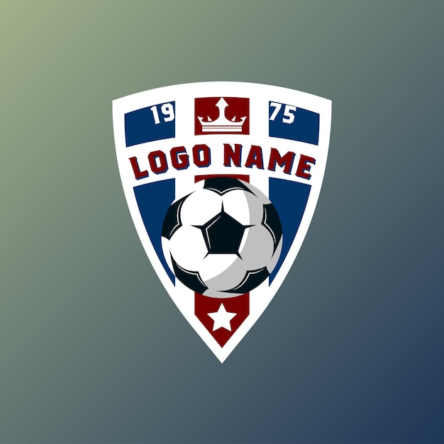 Vintage Soccer Club Logo with Iconic Shield Design | Jiffy Designs