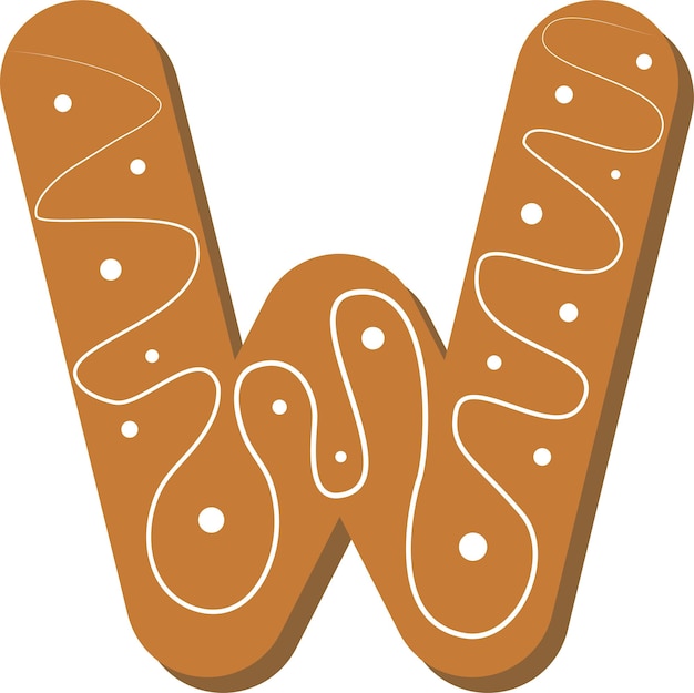 Whimsical Letter W with Playful Dotted Patterns | Jiffy Designs