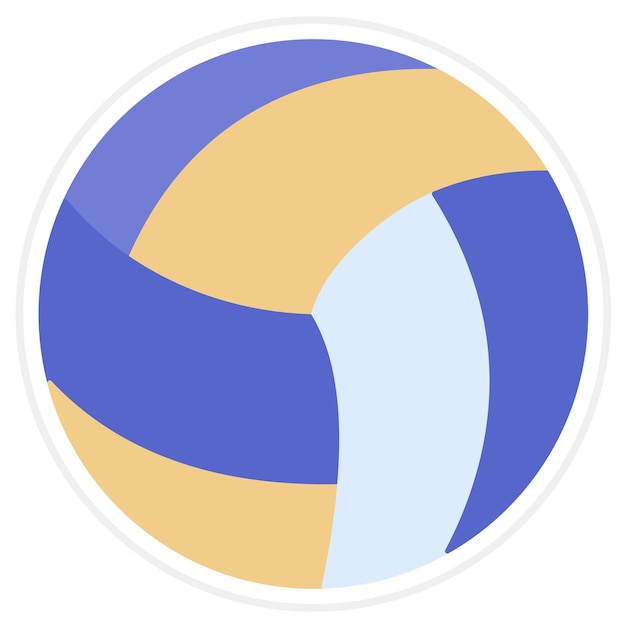 Vibrant Geometric Volleyball Design | Jiffy Designs