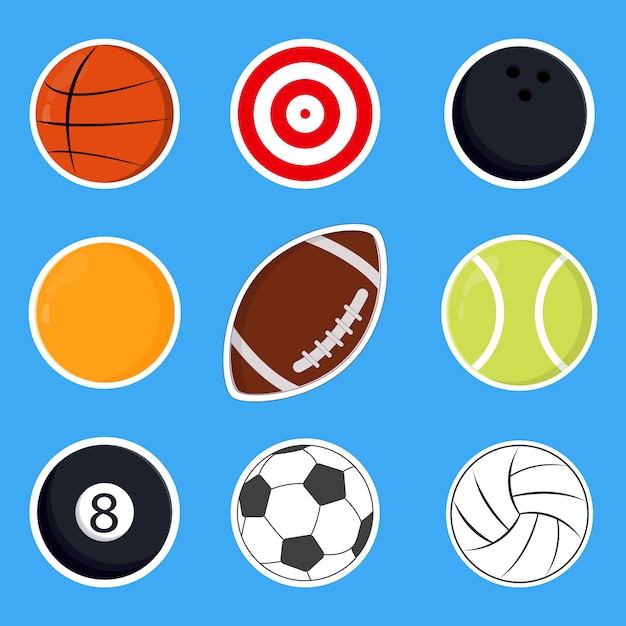 Vibrant Collection of Classic Sports Symbols and Icons | Jiffy Designs