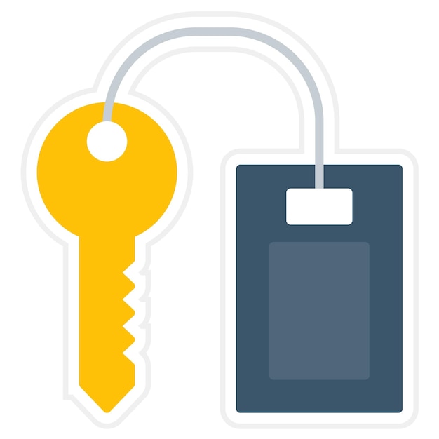 Secure Key and ID Badge Graphic | Jiffy Designs