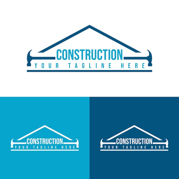 Striking Construction Company Logo with Sleek Architectural Design ...