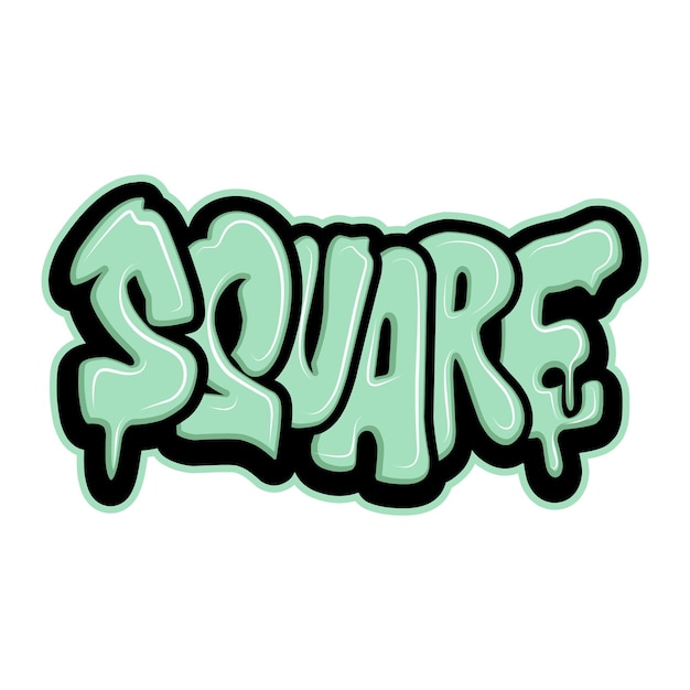 Vibrant Graffiti-Inspired Square Design | Jiffy Designs