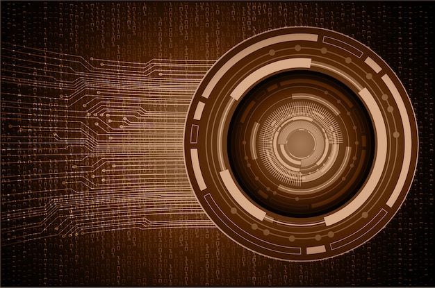 Futuristic Technological Lens Backdrop with Circuit Patterns | Jiffy ...