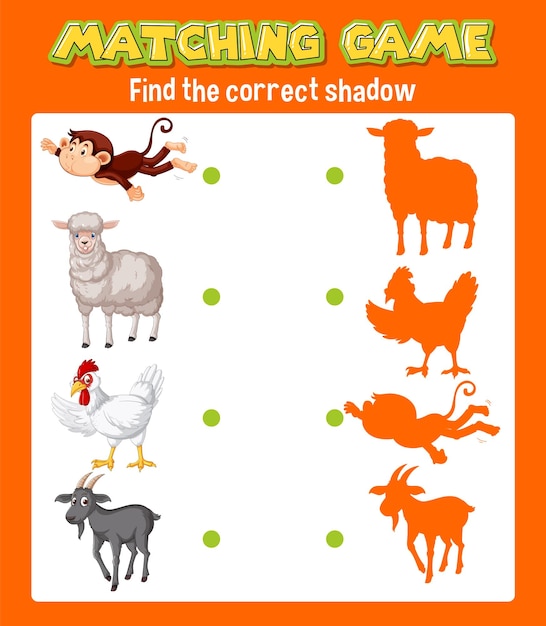 Adorable Farm Animal Matching Game for Kids | Jiffy Designs