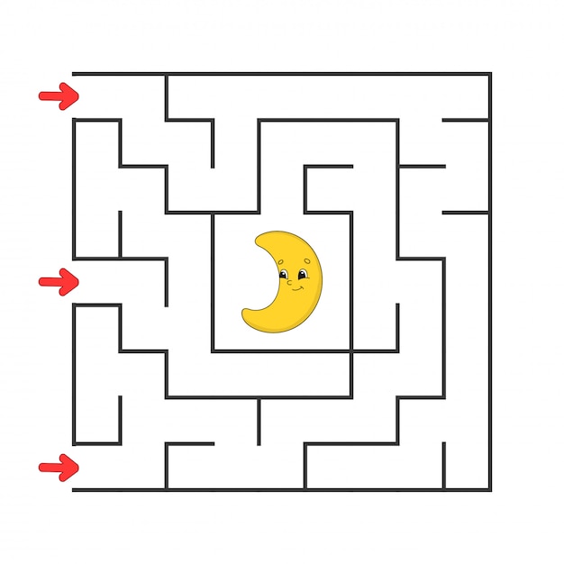 Navigating the Whimsical Maze to Reach the Crescent Moon | Jiffy Designs