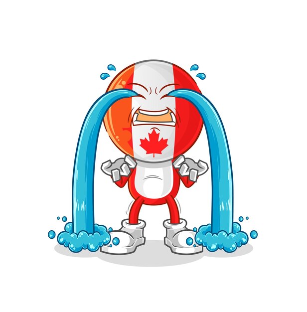 Proud Canadian Mascot Emblem with Maple Leaf Design | Jiffy Designs