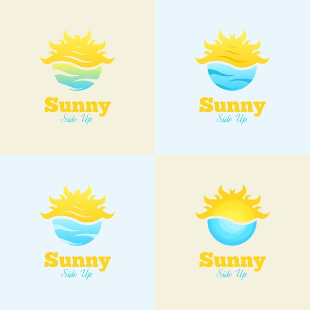 Vibrant Sun Emblem Collection with Sunny Branding | Jiffy Designs