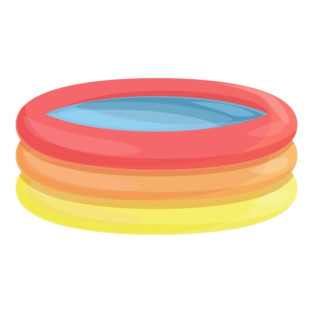 Vibrant Inflatable Kiddie Pool with Multicolor Rings | Jiffy Designs