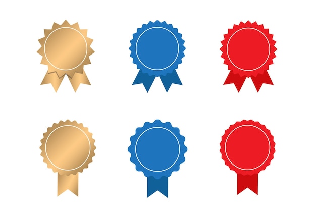 Vibrant Award Ribbons in Primary Colors | Jiffy Designs