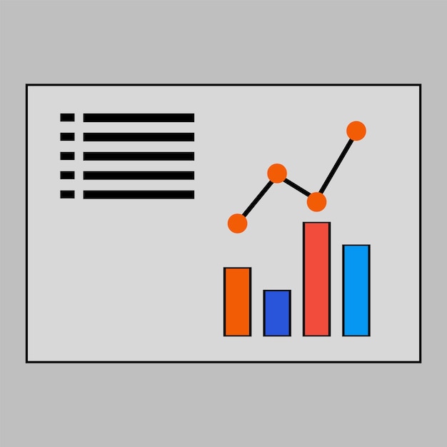 Vibrant Bar Graph Displaying Business Data Analytics | Jiffy Designs