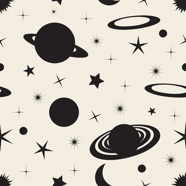 Celestial Cosmos: Planets, Moons, and Twinkling Stars | Jiffy Designs
