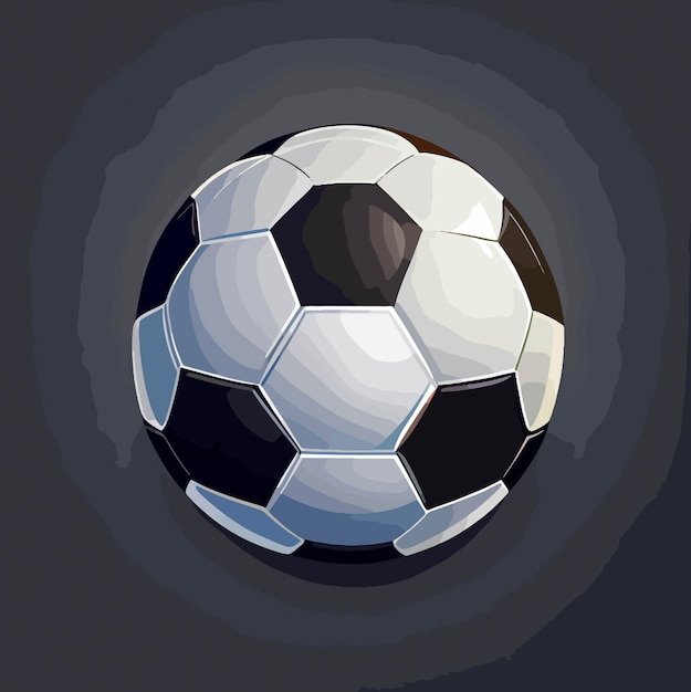 Iconic Soccer Ball Shines in Sleek Black and White | Jiffy Designs