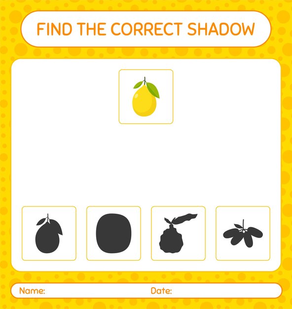 Vibrant Lemon Silhouette: Find the Correct Shadow | Jiffy Designs