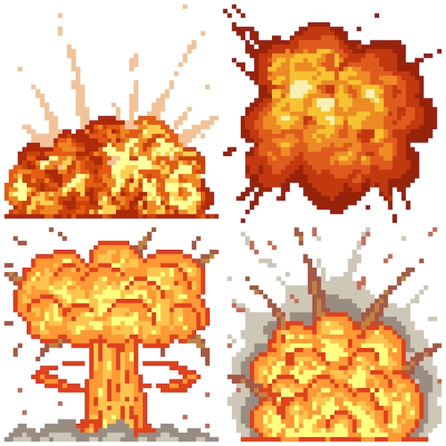 Vibrant Pixel Explosion: A Fiery Display of Digital Dynamite | Jiffy ...