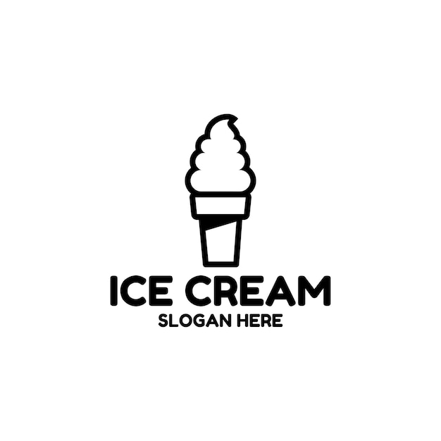 Iconic Ice Cream Design with Customizable Slogan | Jiffy Designs