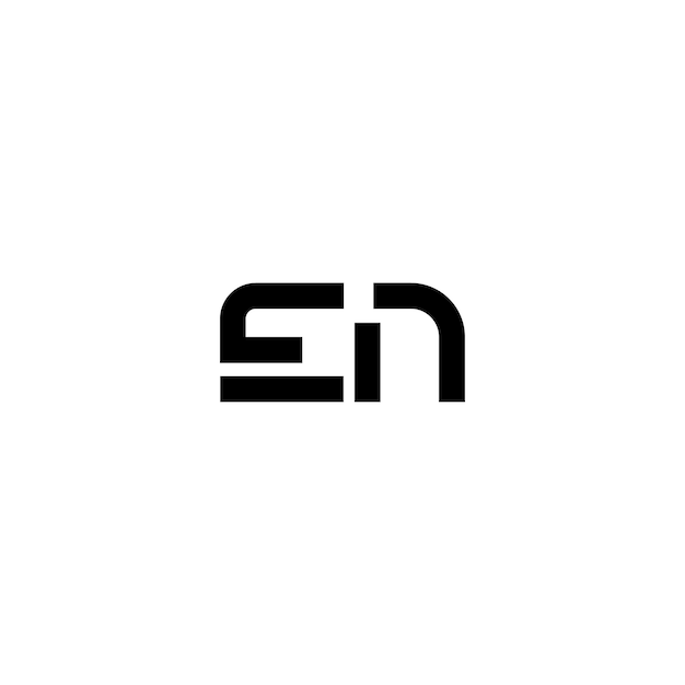 Sleek and Modern EN Monogram Logo Design | Jiffy Designs