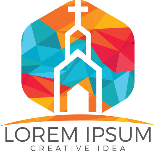 Template Logo For Churches And Christian Organizations Cross. | Jiffy ...