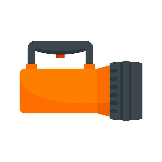 Vibrant Orange Handheld Flashlight with Sturdy Design | Jiffy Designs