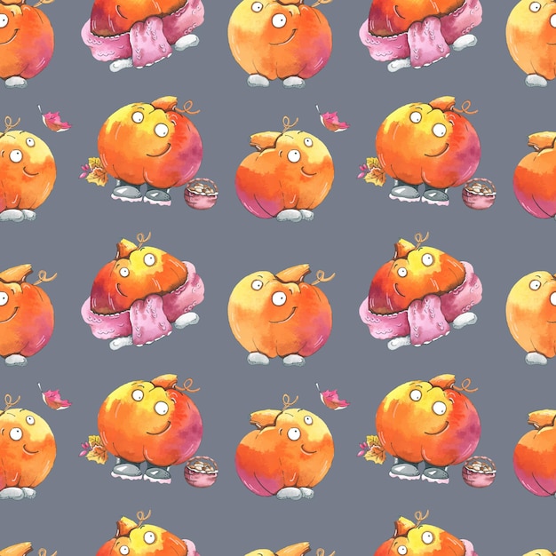 Whimsical Tomato Creatures Scurrying on a Gray Background | Jiffy Designs