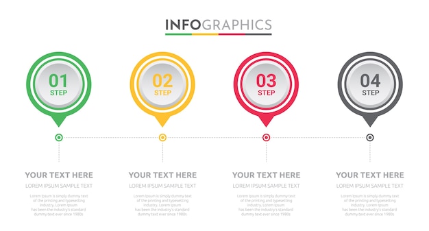 Vibrant Infographic Markers Highlighting Key Steps and Details | Jiffy ...