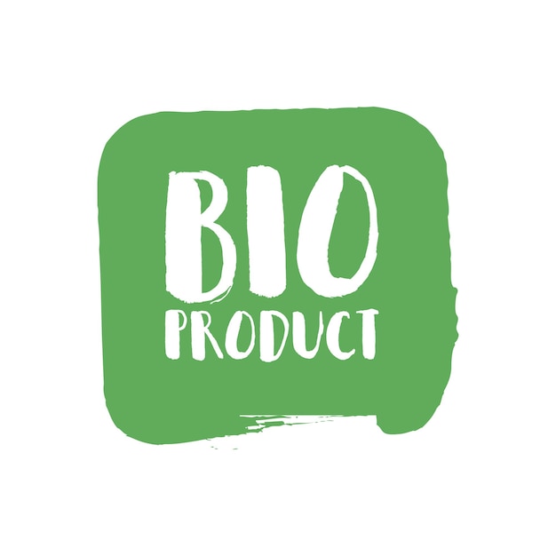Green Organic Bio Product Stamp Design | Jiffy Designs