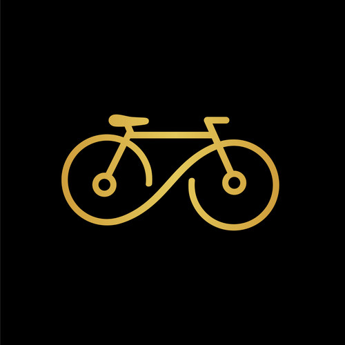 Infinity Bicycle Icon Vector Illustration | Jiffy Designs