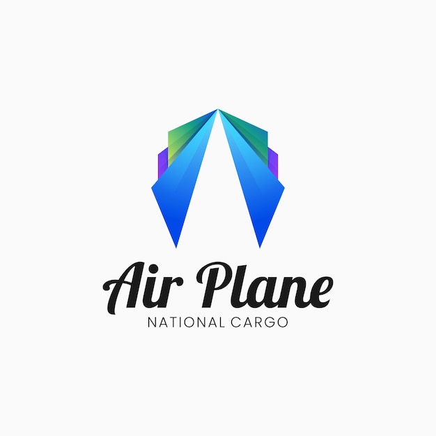 Soaring Emblem of Air Plane National Cargo | Jiffy Designs