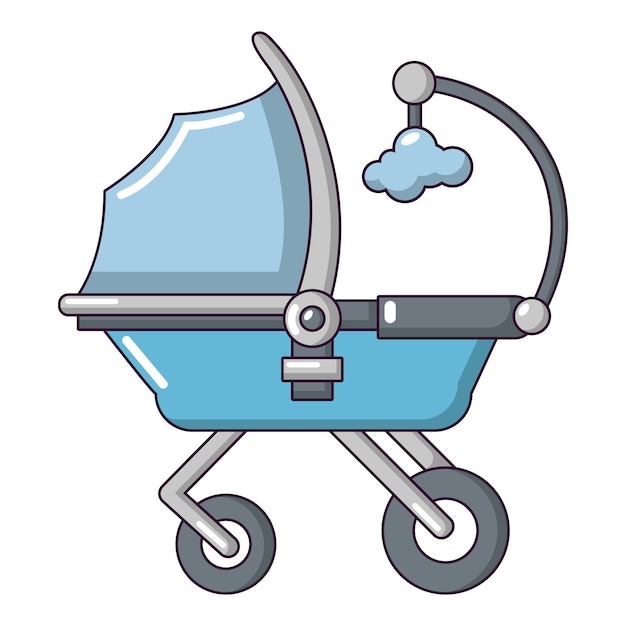 Stylish and Modern Baby Stroller with Cloud Decor | Jiffy Designs