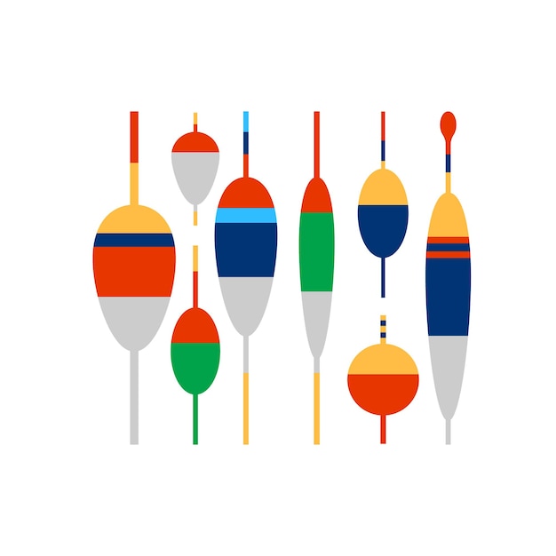 Vibrant Fishing Floats in Geometric Shapes and Colors | Jiffy Designs