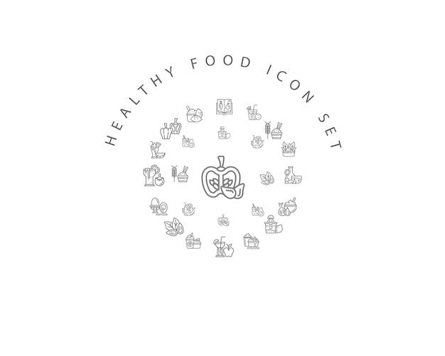 Comprehensive Collection of Healthy and Nutritious Food Icons | Jiffy ...