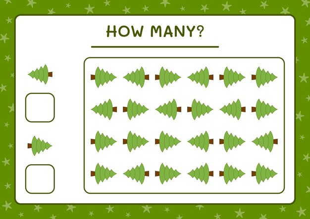 Counting Christmas Trees: A Fun Holiday Worksheet | Jiffy Designs