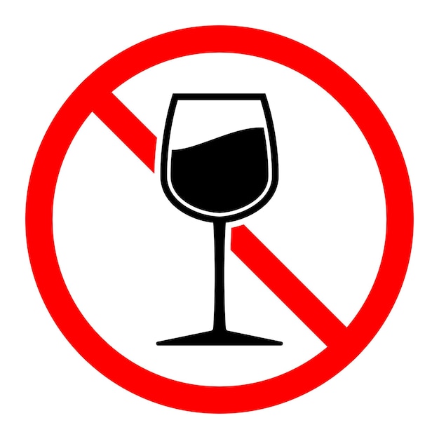 No Alcohol Consumption Allowed | Jiffy Designs