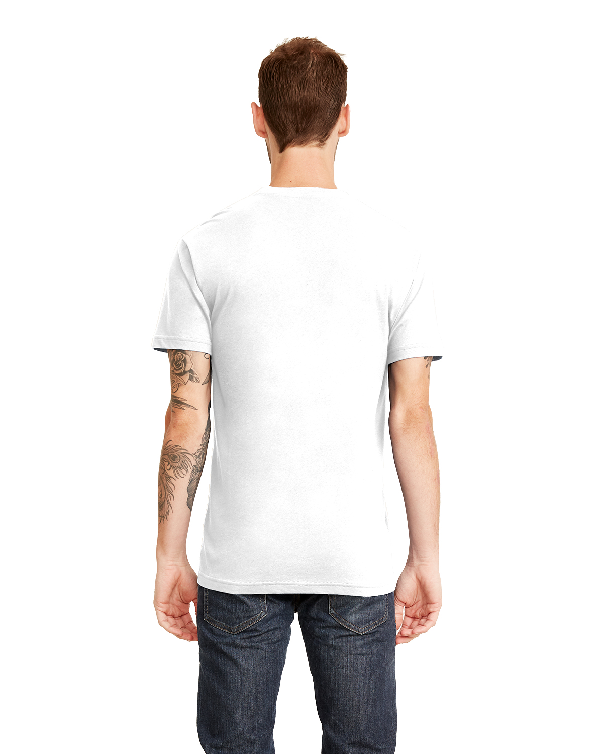 Next Level Unisex Pocket Crew 3605 White | Jiffy