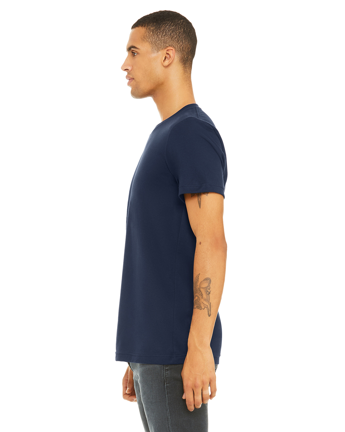 Custom T-Shirts | Bella + Canvas 3001C Navy | Fast Delivery | Jiffy