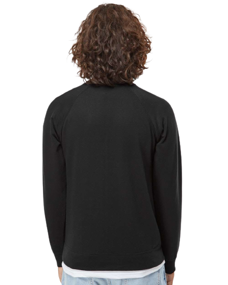 Independent Trading Unisex Lightweight Loopback Terry Crew Ss1000 C ...