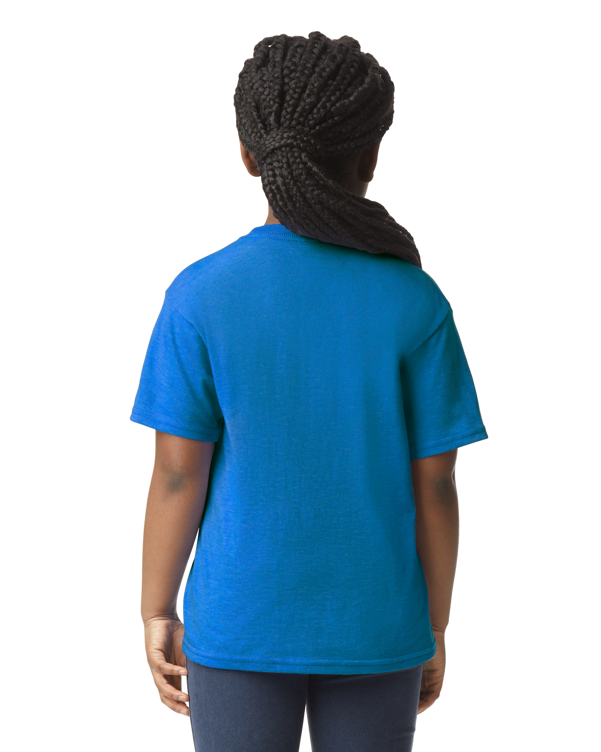 Gildan Softstyle Youth T Shirt G640 B Royal | Jiffy