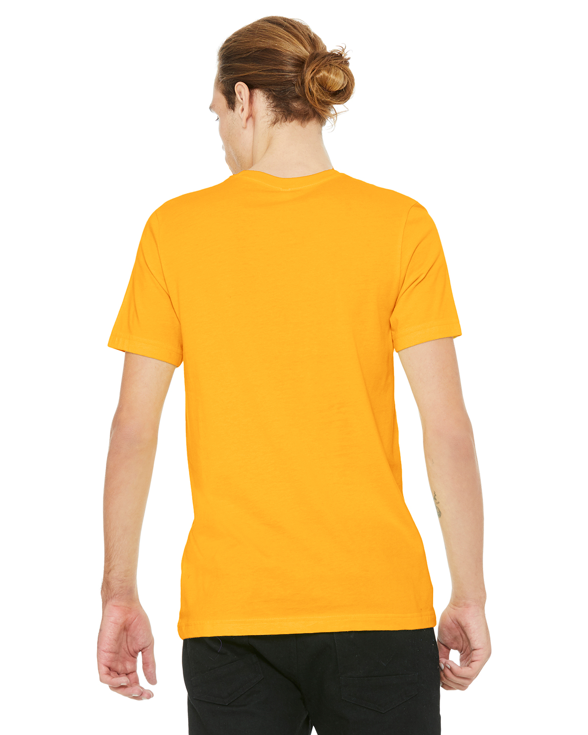 Bella Canvas Unisex Jersey T Shirt 3001 C Gold | Jiffy