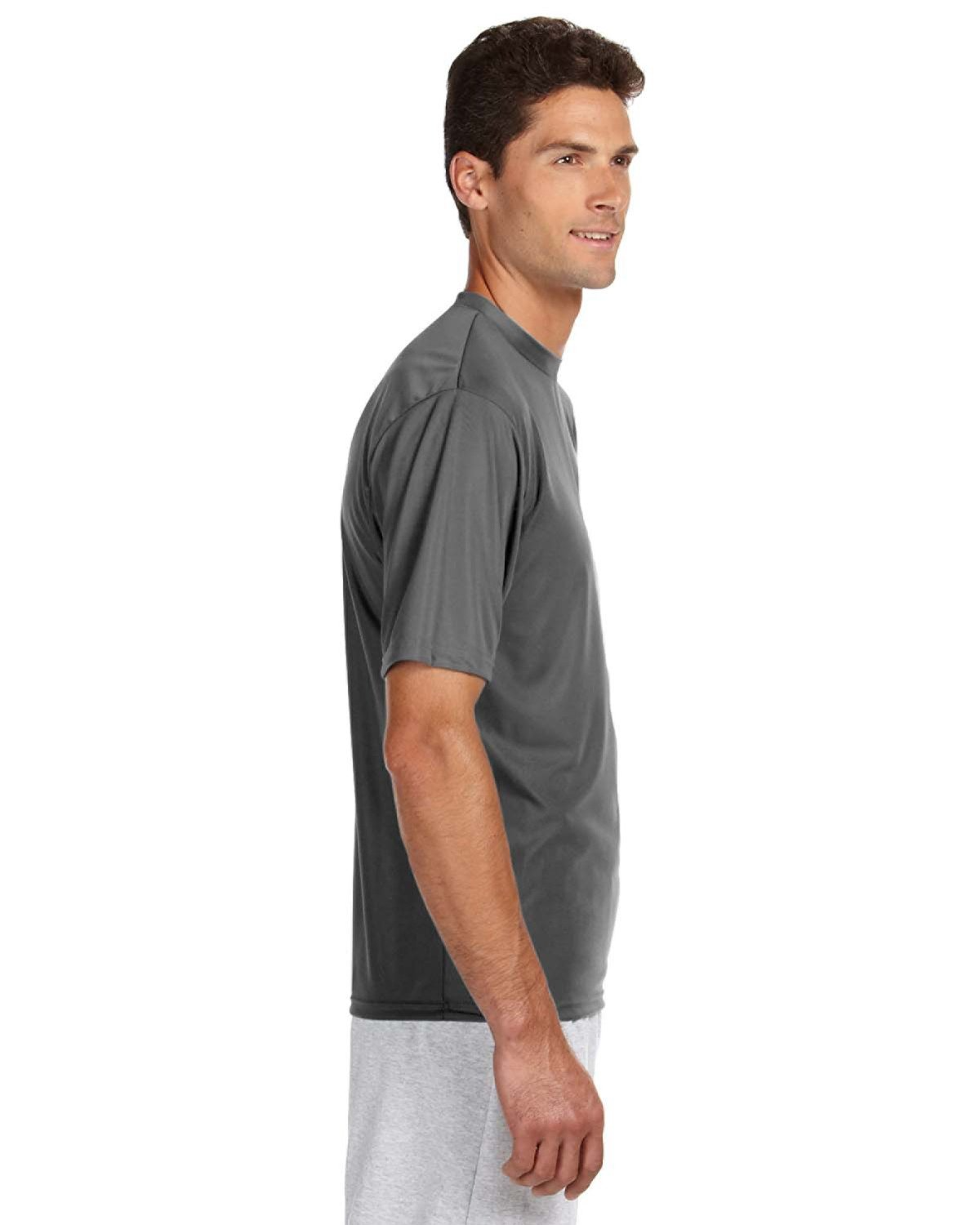 A4 Men's Cooling Performance T Shirt N3142 Graphite | Jiffy