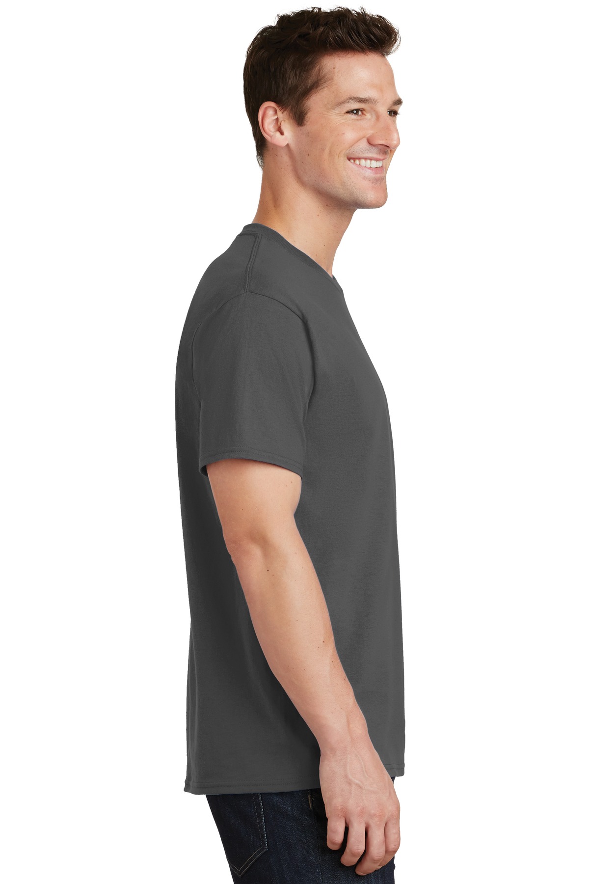 Port & Company Unisex Core Cotton Tee Pc54 Charcoal | Jiffy