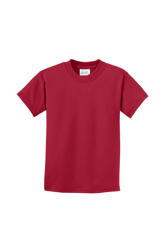 Port & Company Youth Essential Tee Pc61 Y Red | Jiffy