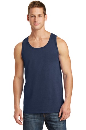 Port & Company Unisex Core Cotton Tank Top Pc54 Tt Navy | Jiffy