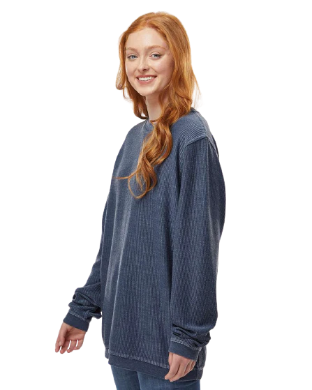 Boxercraft Corduroy Pullover D02 Navy | Jiffy