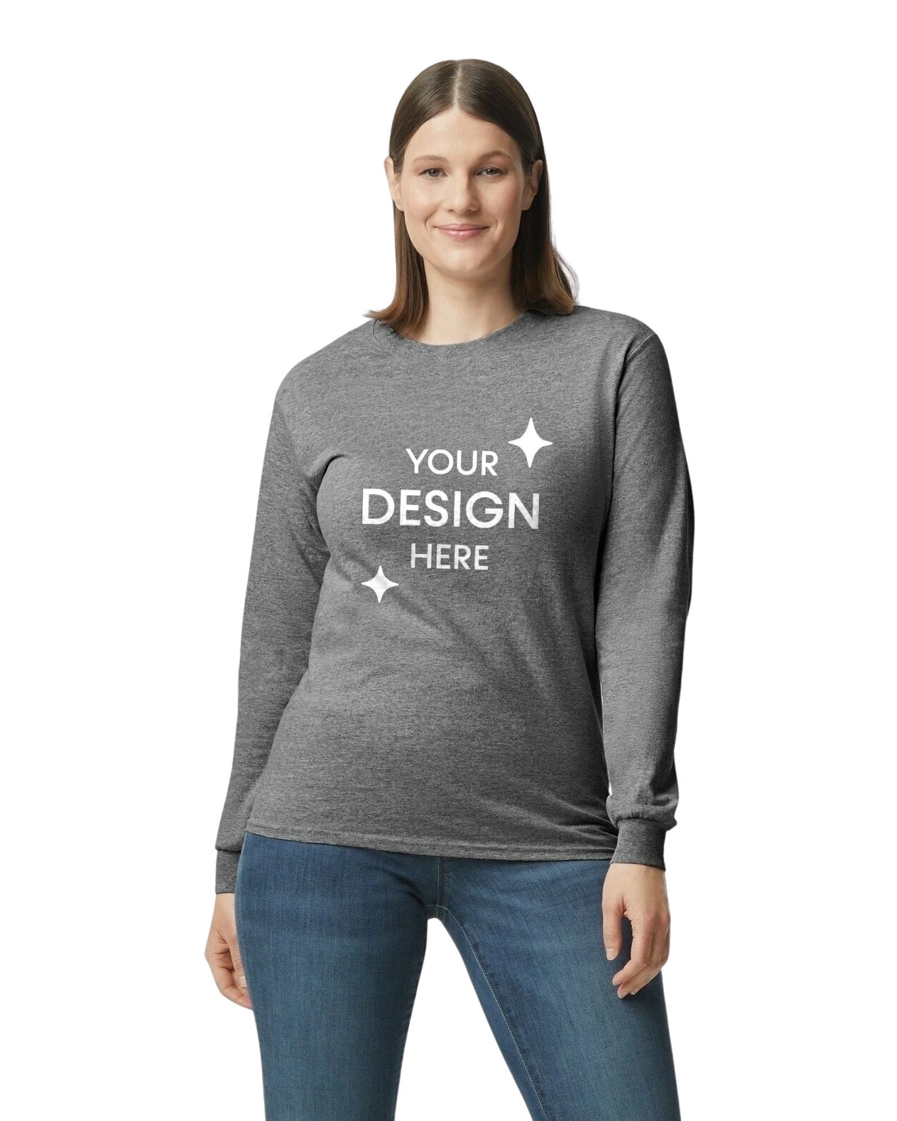 Custom T-Shirts Graphite Heather - Gildan G540 | Jiffy